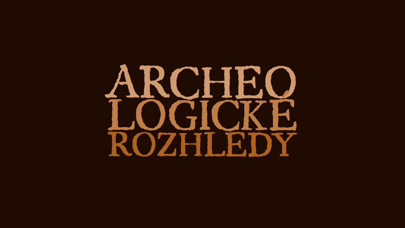 Publications | New issue of Archeologické rozhledy (1/2025) - ARUP